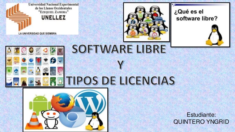 SOFTWARE LIBRE Y LICENCIAS LIBRES