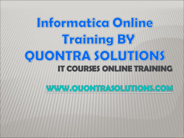 Informatica Tutorial For Beginners | Informatica Powercenter Tutorial | Edureka | PDF