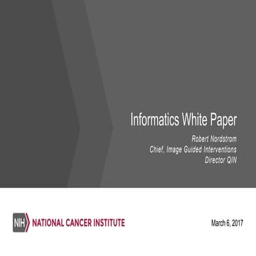 Informatics Needs in Medical Imaging | PPT
