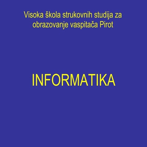 Informatika | PPT