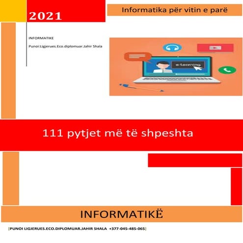 Informatika (Aferdita Berisha) Viti i parë Ekonomik | PDF