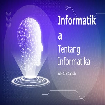 Pertemuan 1 - Pengenalan Informatika Kelas XI | PPTX