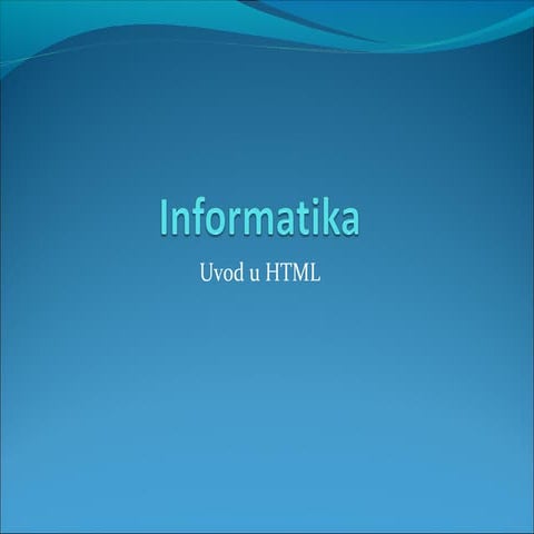 Informatika 6 | PPT