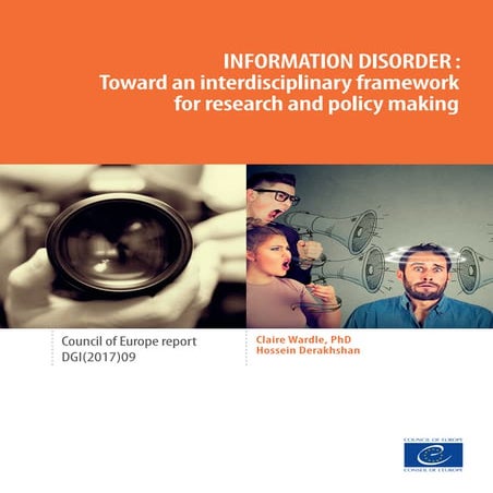 Information disorder: Toward an interdisciplinary framework for ...