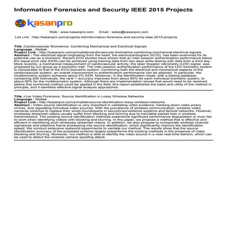 Big Data Analytics IEEE 2015 Projects | PDF