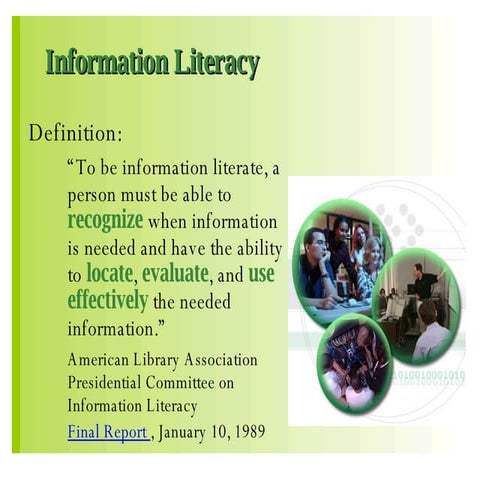 Information literacy | PPT