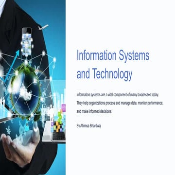 Information-Systems-and-Technology.pptx | Operating Systems | Computer ...