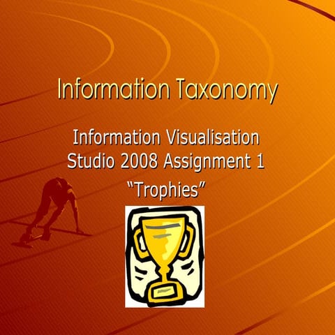 Information Taxonomy - Trophy | PPT