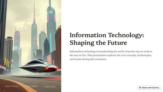 Introduction to computer science an information technology | PPT