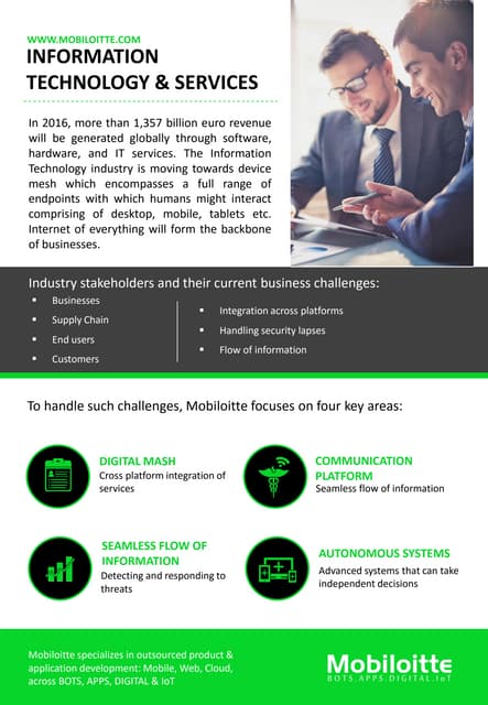 Cloud Computing Flyer - Mobiloitte | PDF