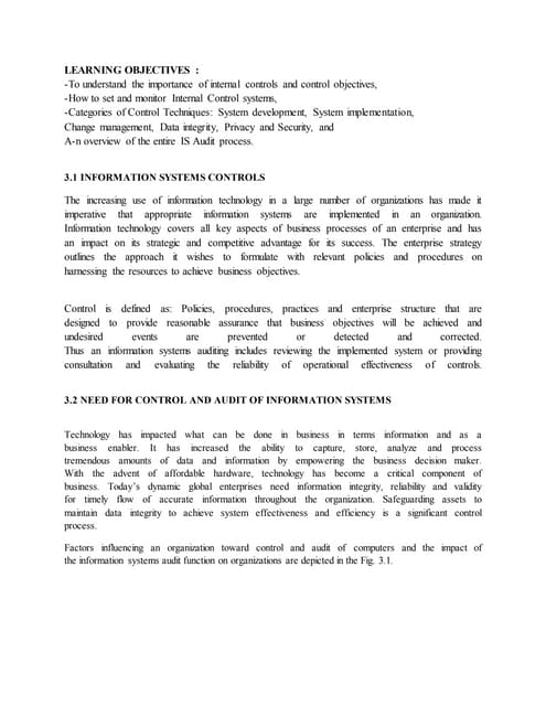 Chapter 4 : Auditing and the information technology environment | PPTX ...