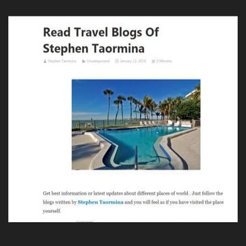 Information about stephen taormina | PPT