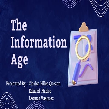 Information Age STSefhg3hehgttt2e2te2eye2get | PPT