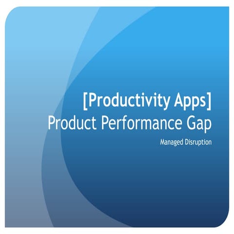 Product Performance Gap | PPT