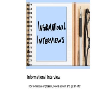 Informational interview | PPT