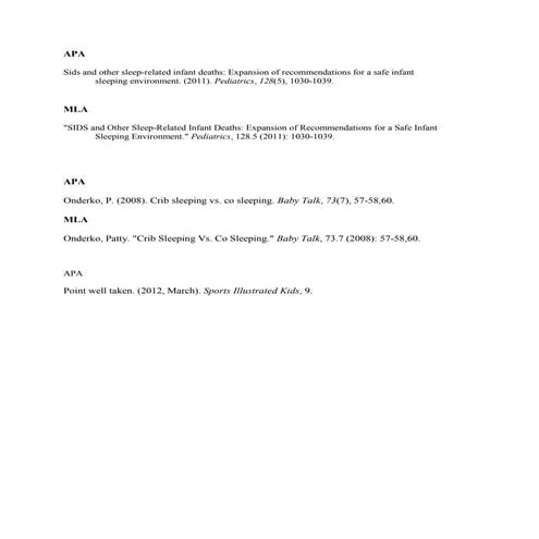 Informational text citations in apa and mla | PDF