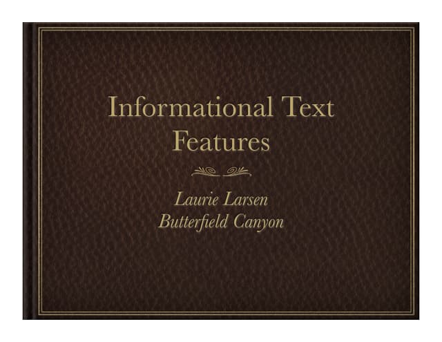 Informational text | PPTX