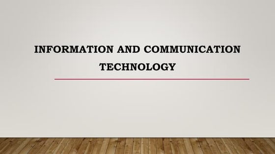 Trends in Information and Communication Technology.pptx