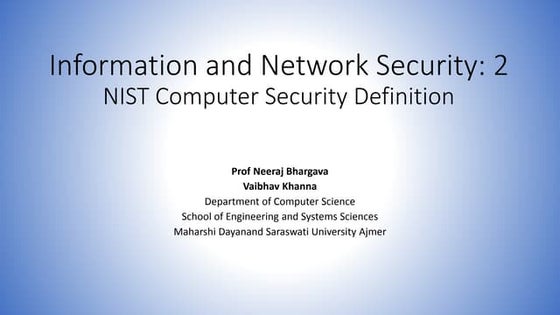 Information and network security 4 osi architecture | PPT