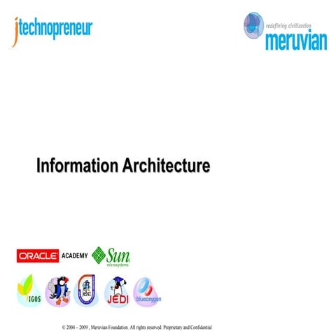 Information architecture | PPT