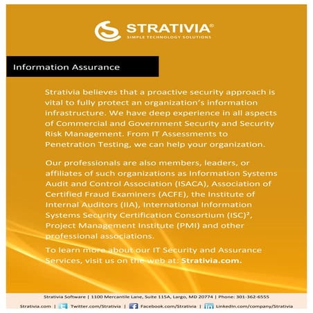 Information Assurance | PDF