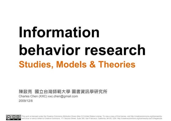 ellis model of information seeking behaviour | PDF | Search | Internet