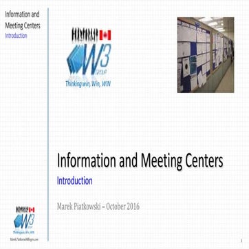 Information centers and meeting areas | PPTX