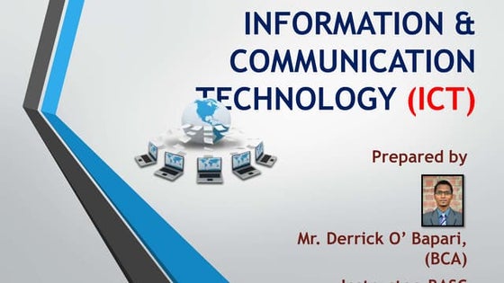 Unit 6: Information Communication Technology (ICT) | PPT