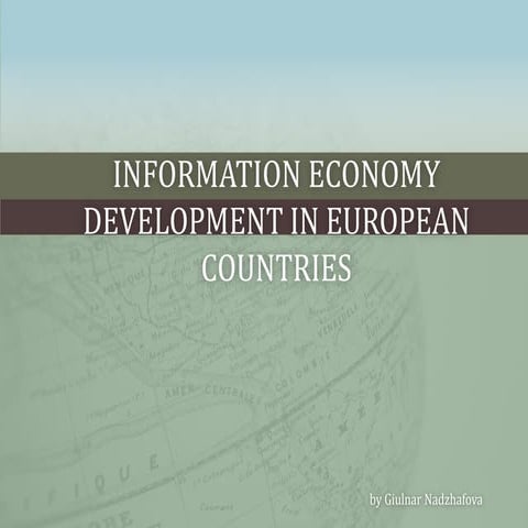 Information economy development in european countries | PPT
