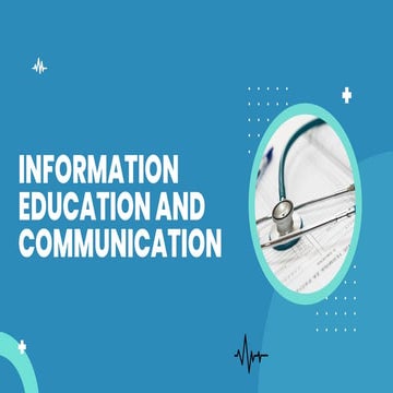 Information education and communication (IEC) | PPTX