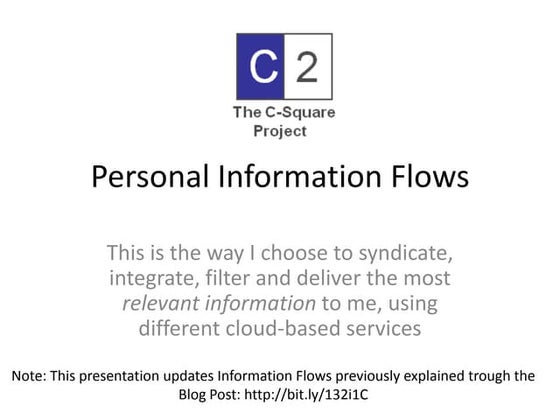 Information Flows V4 | PPT