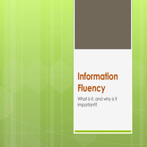 Information fluency2 with_citations | PPT