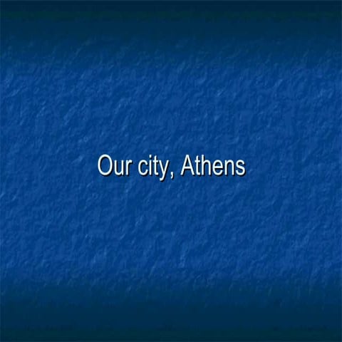 Information for athens | PPT