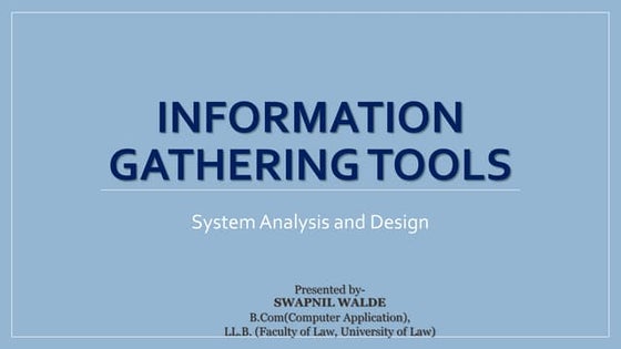 Research Tools and Techniques | PPT