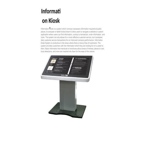 Information Kiosk System | PPT