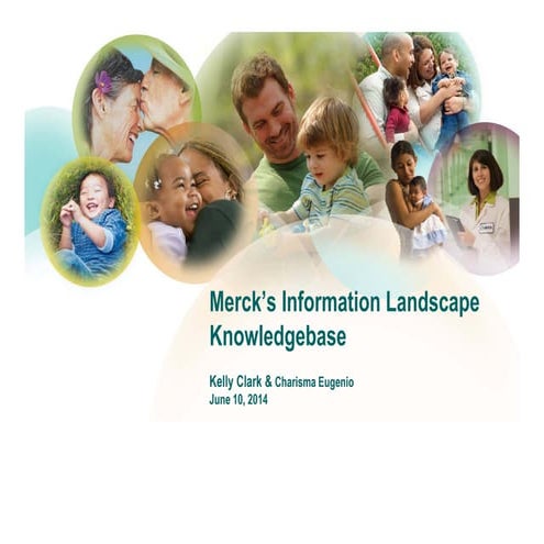 Merck's Information Landscape Knowledgebase - Eugenio, Clark | PDF