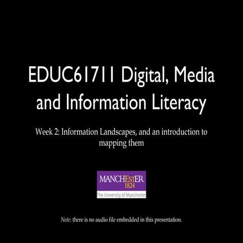 Information landscapes and an introduction to mapping them -- Digital ...
