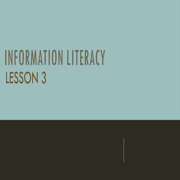 Information literacy SUBJECT FOR GRADE 11.pptx