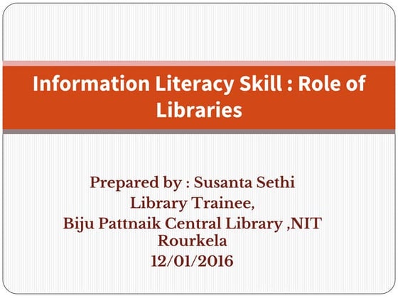 BIG 6 Information Literacy Model | PPT