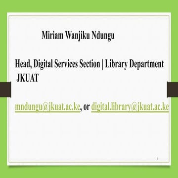 Information on publishing | PPT