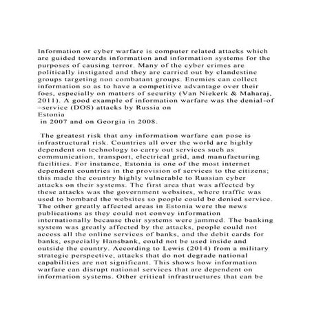 Russia Ukraine war Cyberspace operations (2022-2024) | DOCX