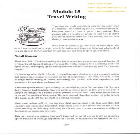 Information package travel writing Lyon examples | PDF