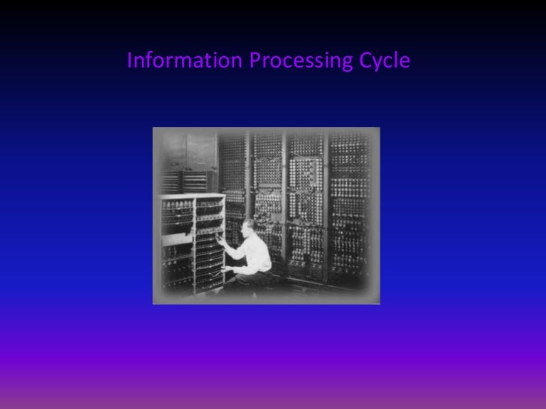 Information Processing Cycle Meaning Steps And Examples