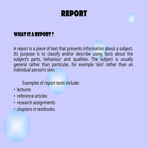 INFORMATION REPORT.ppt materi bahasa inggris | PPT