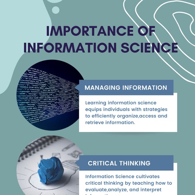 Importance Of Information Science Engineering | PDF