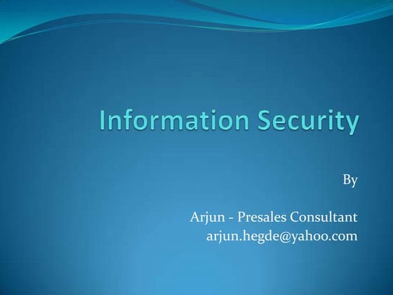 Information Security | PPT