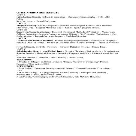 Information security | DOCX