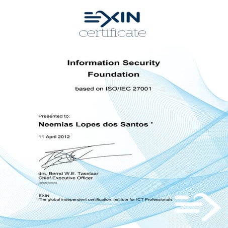 Information security foundation based on isoiec 27001 | PDF