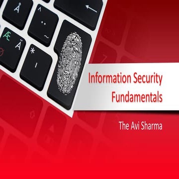 Information Security Fundamentals | PDF