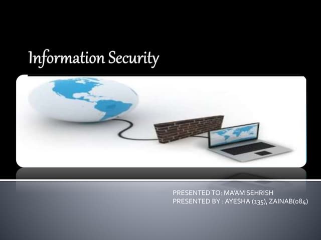 Cia security model | PPTX